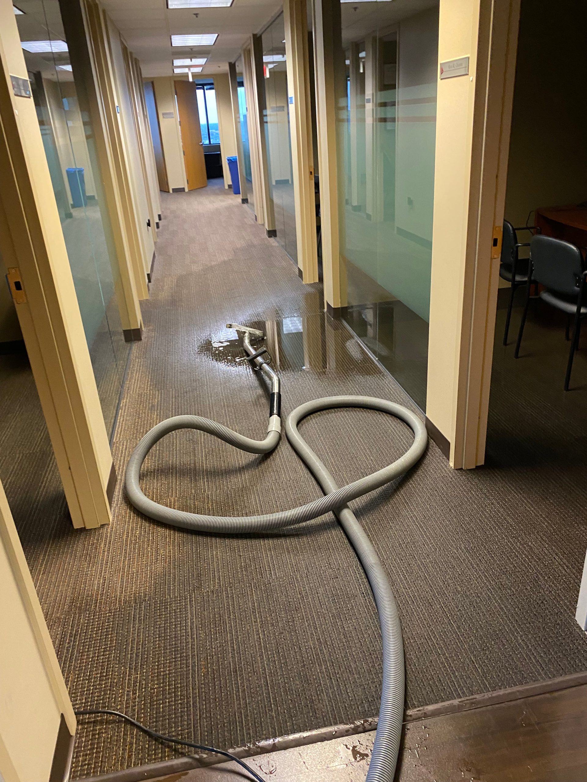 12 Minute Response | Office Build Water Damage Restoration